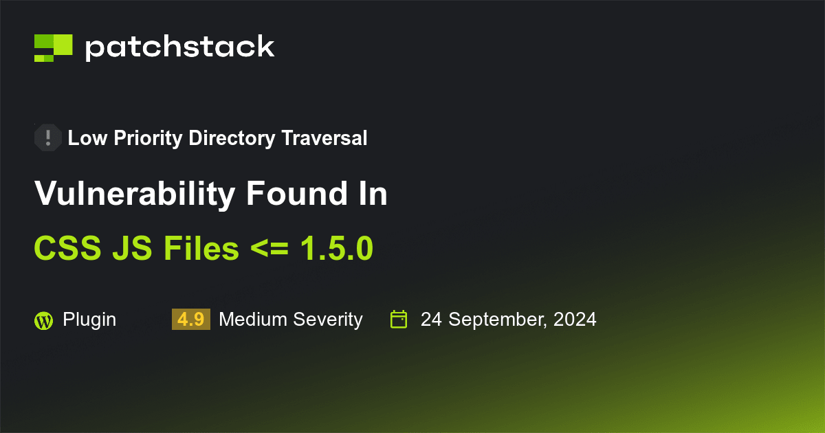 WordPress CSS JS Files plugin